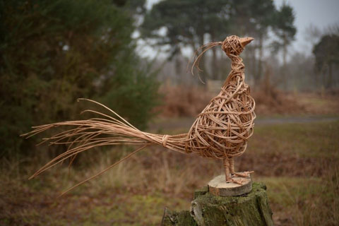 Make a willow pheasant